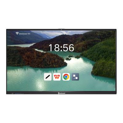 Κίνα Σχολική τάξη Whiteboard Αντιφωτισμός A+ Εικόνα Διαδραστικό Smart Board Android 14 προς πώληση