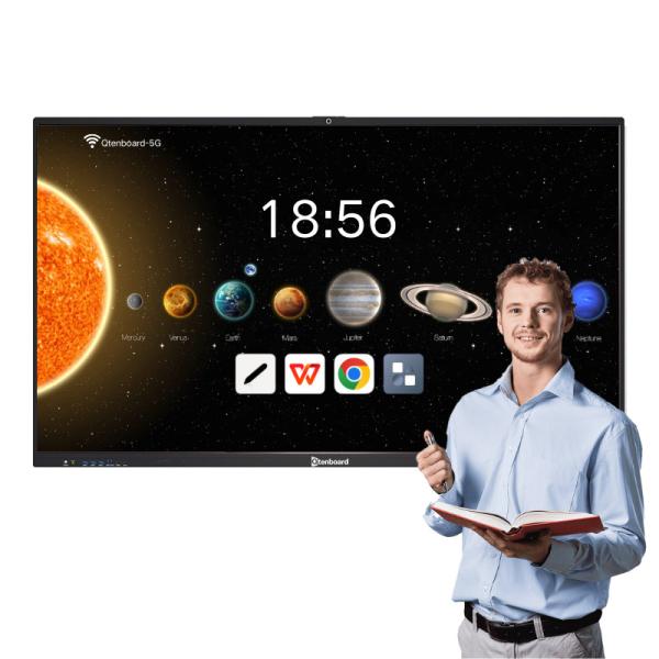 Quality Teaching Software Android 14 System Pen Finger Touch Interactive Smart Board for sale