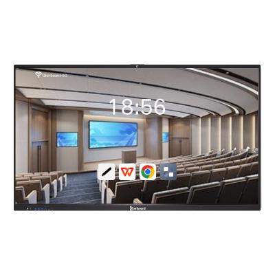 Cina 65 75 86 Inch Smart White Board 40 Point Touch Screen AG Protezione oculare in vetro in vendita