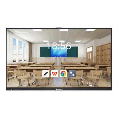 Cina Qtenboard 75 65 86 pollici Dual Touch Panel Smart White Board Per la scuola in vendita