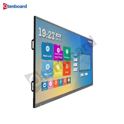 Китай 105 дюймовая стеклянная спецификация 4 мм закаленное стекло цифровое доска для поддержки нескольких пользователей До 9 устройств в классе продается