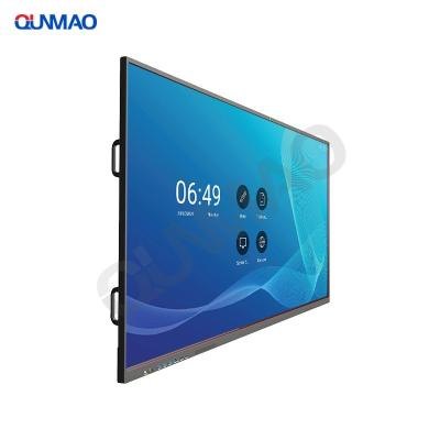중국 Qtenboard 터치 스크린 55인치 듀얼 시스템 인터랙티브 스마트 보드 (교육용) 판매용