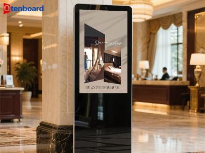 China Qunmao 65 Inch LCD Android Advertising Player 2K Hotel Lobby Digital Signage for sale