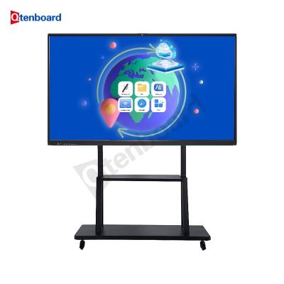 중국 Qtenboard 55 65 75 86 98 인치 스마트 인터랙티브 터치 인터랙티브 패널 이집트 판매용