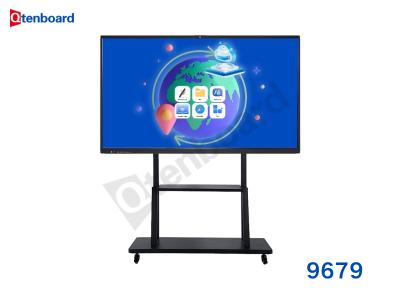 Cina 9679 Chip 65 75 86 98 105 110 Pannello piatto interattivo di grandi dimensioni Strumenti di lavagna bianca per annotazioni fluide Supporto per videoconferenze in vendita