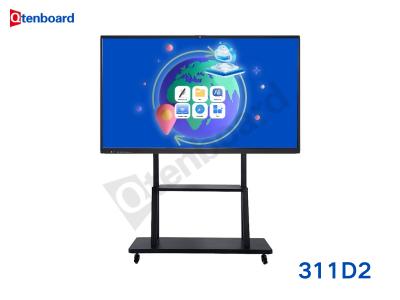 Cina Chip 311D2 Android integrato OPS opzionale PC Windows Software Lavagna OCR Funzionalità di sicurezza gratuite Pannello piatto interattivo in vendita