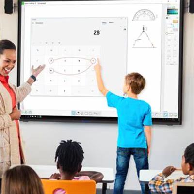 中国 Android 14 75 インチ マルチサイズ タッチスクリーン インタラクティブフラットパネル 教育用 20 年製造 販売のため