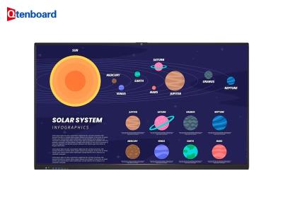 China Qtenboard 55/65/75/85/98/110 Inch LCD Smartboard 4K LCD Touch Screen Interactive Whiteboard for sale