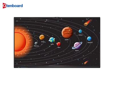 Cina Personalizzazione Qtenboard 55 65 75 86 pollici Lavagna Interattiva Smart con capacità di peso di 100 kg e vetro temperato da 4 mm in vendita