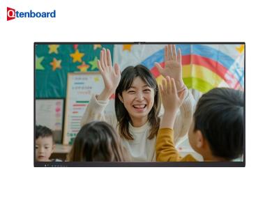 Cina Qtenboard Scanner Condividi Lavagna Intelligente Schermo Tattile Lavagna Bianca ad Alta Precisione 4K UHD 86 Pollici Lavagna Interattiva in vendita