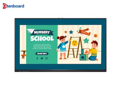 China 55-65 Inch Multi-Touch LCD Interactive Flat Panel for Education with USB HDMI and 4mm Tempered Glass for sale