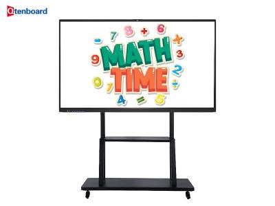 Cina Lavagna interattiva intelligente con schermo piatto touch screen per riunioni in classe, penna a dito, display da 65 75 86 pollici in vendita in vendita