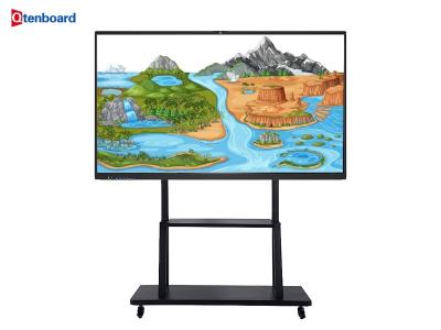 China Qtenboard New Design 65 75 Digital 4k Ultra HD Mobile Smart Interactive Board 85 Inch Interactive White Board Smart for sale
