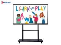 China 55-98 Inch 4K Touch Screen Interactive Whiteboard with 40 Touch Points and AI Functionality for Smart Classrooms for sale