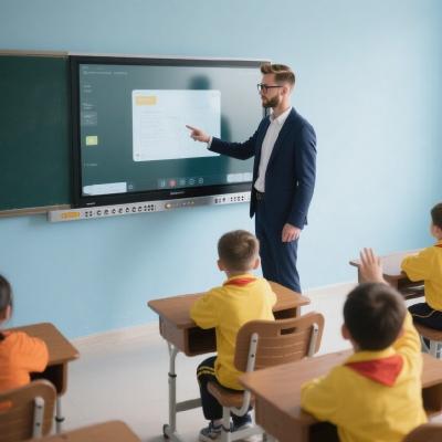 China Quadro Interativo Qtenboard Função Ai Android 14.0 Sistema Duplo Windows para Educação à venda