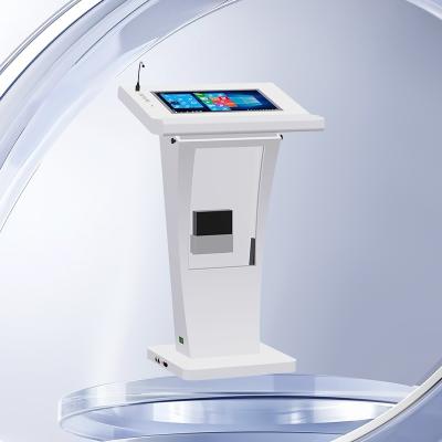China Qtenboard All in One Interactive Podium with Large Touch Display and High Compatibility for Modern Lecture Environments for sale