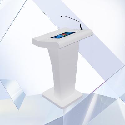 China Qtenboard Touch Screen Digital Podium with Built In Computer and Classroom Device Control for Smart Campus Deployments for sale