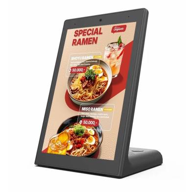 China 8-Inch Restaurant Ordering Tablet with L-Shaped Touch Design and Dual Color Options for Digital Menu Board for sale
