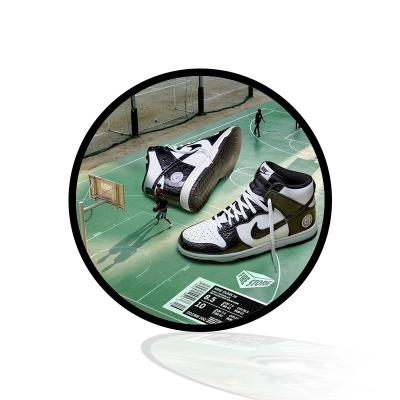 China Round Digital Signage with 1500 Nits Brightness Android CMS and OEM/ODM Support for Custom Circular Displays for sale