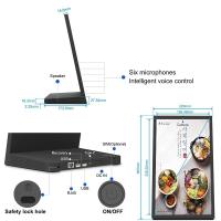China 8-inch Portrait HD Display Restaurant Ordering Tablet with RK3399 Hexa-Core Processor and L-Shaped Touch Design for sale