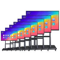China 4K AI-Powered Interactive Flat Panel with Wireless Projection and Smart Board Functionality for sale