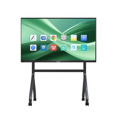 China 86 Inch 4K AI Interactive Whiteboard with 50 Point Multi Touch and Smart Collaboration Tools for sale
