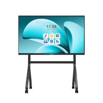 China 86 Inch 4K AI Interactive Smart Board with 50 Point Multi Touch and Speech to Text Translation for sale