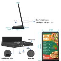 China Interactive Restaurant Menu Screen with Multi-Language Support and CMS Updates for sale