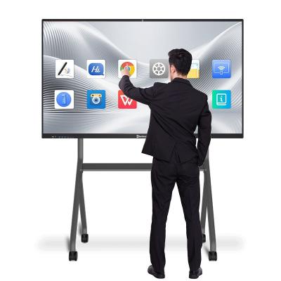 China 4K Resolution 50 Point Multi Touch Interactive Digital Whiteboard with Android 14.0 & Windows i5/i7 for Modern Classrooms for sale