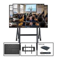 China 100 Inch Interactive Flat Panel - OPS Dual System Tool for sale