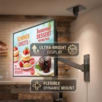 China 32 Inch Digital Menu Board with Cloud CMS Management and Multi Screen Sync for Dynamic Menu Updates for sale