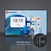 China 65 Inch 4K Interactive Smart Board QM-65HY Mobile Stand Bundle Classroom Accessibility Display for sale