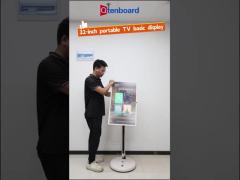 Custom Rolling Smart Display with Touchscreen | OEM Factory for Singapore Brands