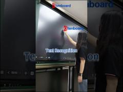 qtenboard smart board interactive flat panel 75 inches all in one panel for school