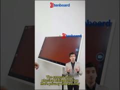 qtenboard large size stand rollable smart touch screen android 32'' inch