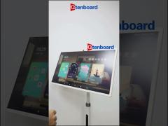 custom rolling smart display with touchscreen oem factory for singapore brands