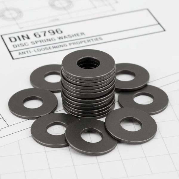 Quality Anti Loosening DIN 6796 Washer SUS302 Accurate Disc Spring Washer for sale