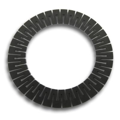 China Double Groove Slotted Disc Springs Radial Flexibility 14mm 18mm Conical Washer for sale