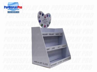 中国 誕生日プレゼントのボール紙のカウンターはBirthstoneの中心のために促進する3つの層を表示する 販売のため