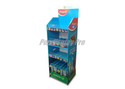 Cina Banchi di mostra del cartone del punto di vendita dello scaffale del blu 4 con le chiare labbra in vendita