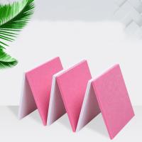 China Polyester 0.8-1.2 Thickness Acoustic Wall Panel With Adhesive Backing for sale
