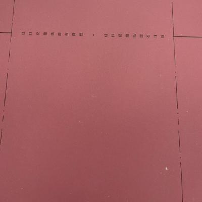 Cina Puli di gesso di alta purezza Materia prima a prova di umidità Tavola di cartongesso con bordo quadrato in vendita