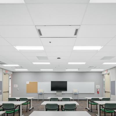 Cina Tavola di soffitto in fibre minerali quadrate 2 x 4 piastrelle di soffitto a caduta con materiale insonorizzante in vendita