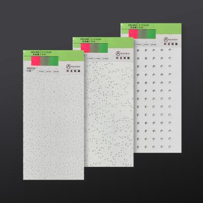 Cina Gran muro sospeso Piastrelle di soffitto in fibra minerale Moderno pannello murario per la riduzione del rumore in vendita