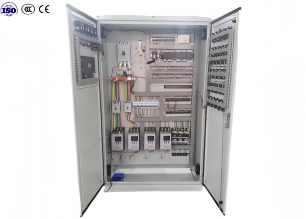 China Wastewater Treatment PLC Control Cabinet Metal Intelligent HMI Control Box Fireproof supplier