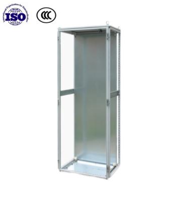 China Anti Corrosion Metal Electrical Enclosure With Five Fold Profile Frame Floor Standing for sale