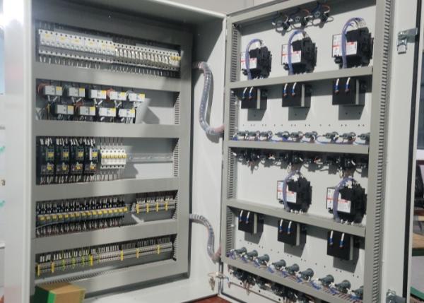 Quality Ground Source Heat Pump PLC Control Cabinet Single Door Key Lock Custom Size for sale