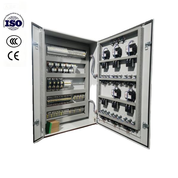 Quality Ground Source Heat Pump PLC Control Cabinet Single Door Key Lock Custom Size for sale