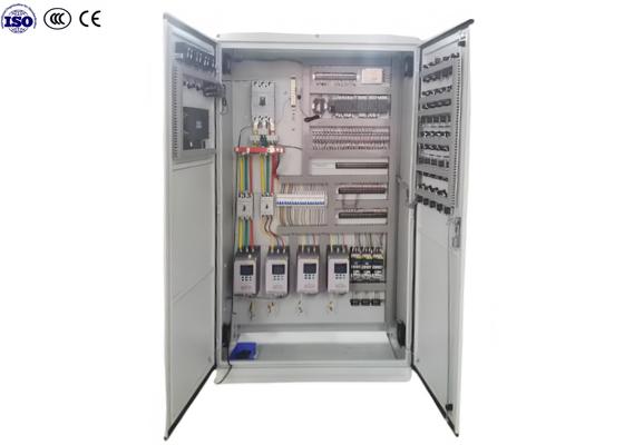 China Wastewater Treatment PLC Control Cabinet Metal Intelligent HMI Control Box Fireproof supplier