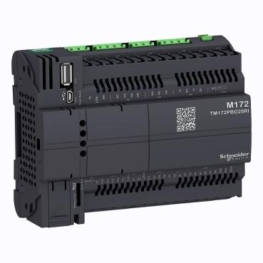 Quality Schneider M172 HVAC PLC Controller 28 I/O Module TM172PBG28RI for sale